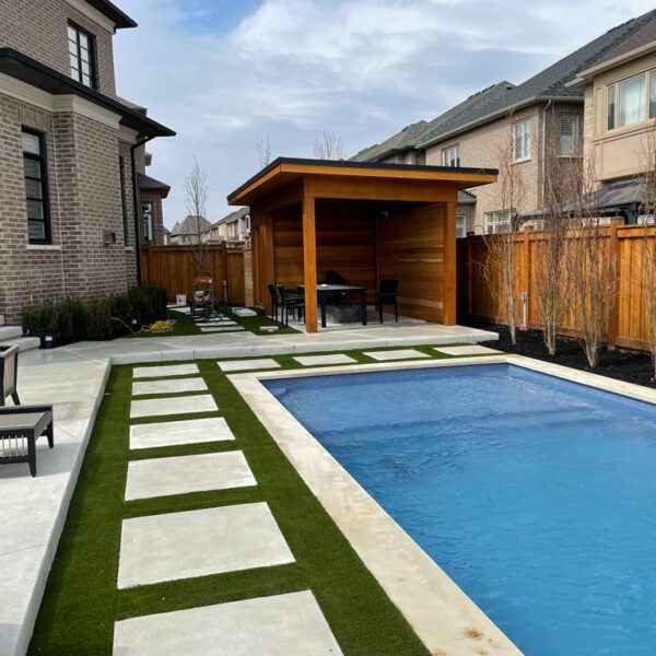 Concrete & Interlock Pool Deck Landscaping | Mississauga, Brampton ...
